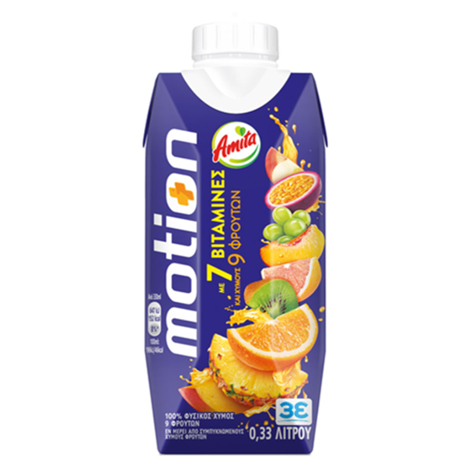 3E-ΧΥΜΟΙ: Amita Motion 24 τεμ 330ml (Κιβ.)
