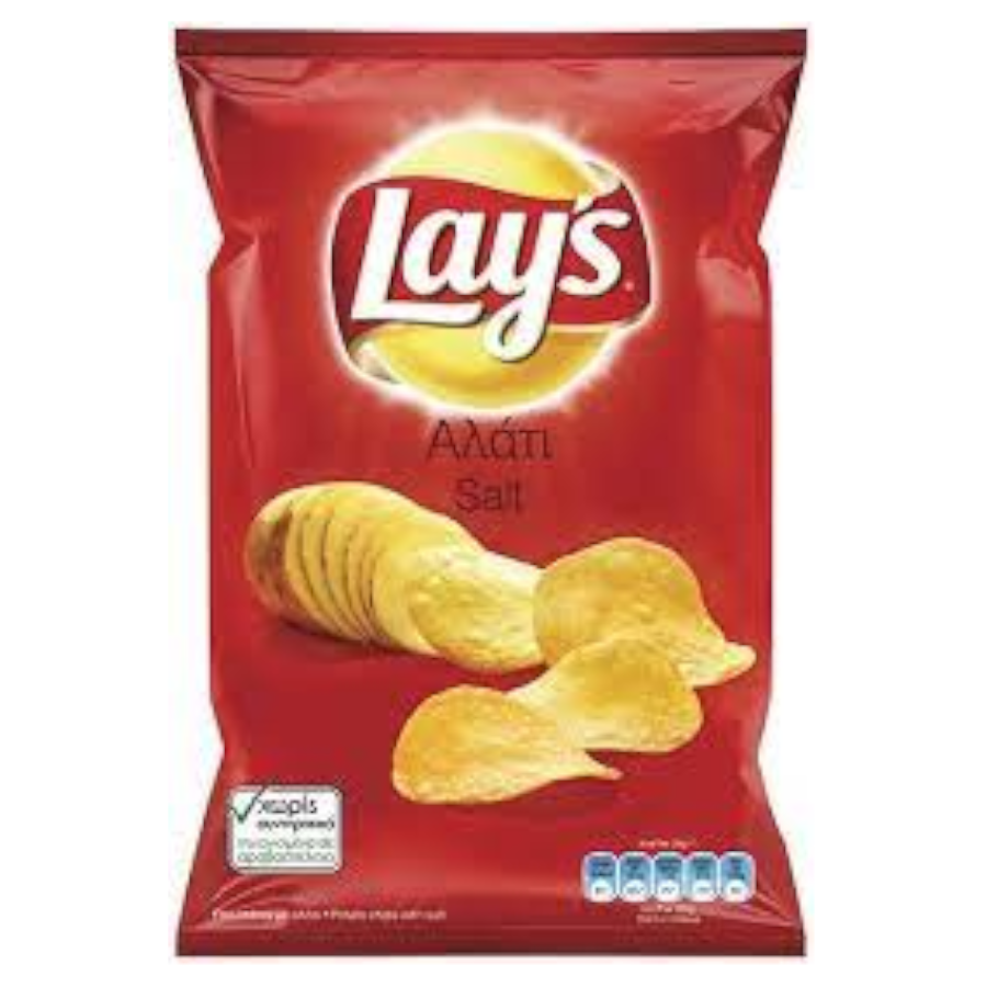 ΠΑΤΑΤΑΚΙΑ: Lay's πατατάκια αλάτι 38 τεμ 45γρ